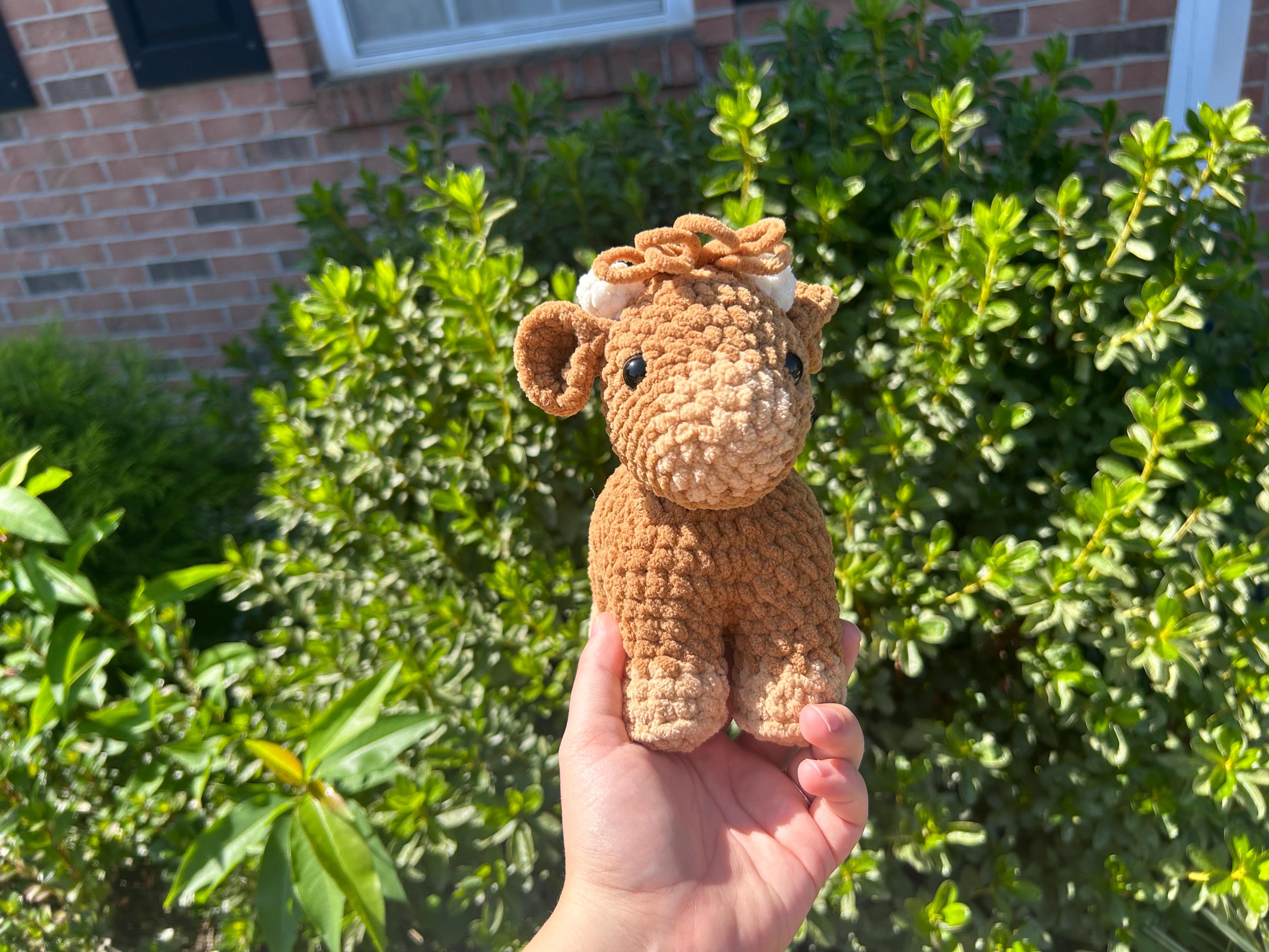 Crochet Highland Cow Plushie: Soft Stuffed Animal - Etsy