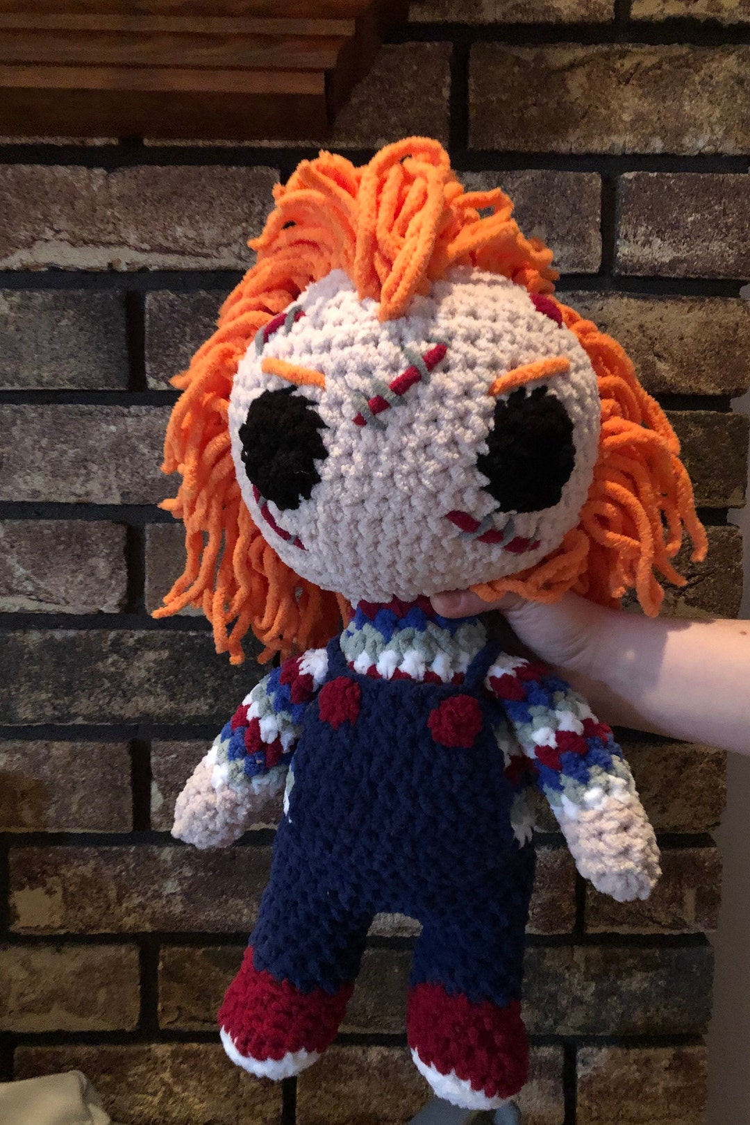 Jumbo Slasher Doll, Crochet Slasher, Slasher Plushie, Cuddly Slasher ...