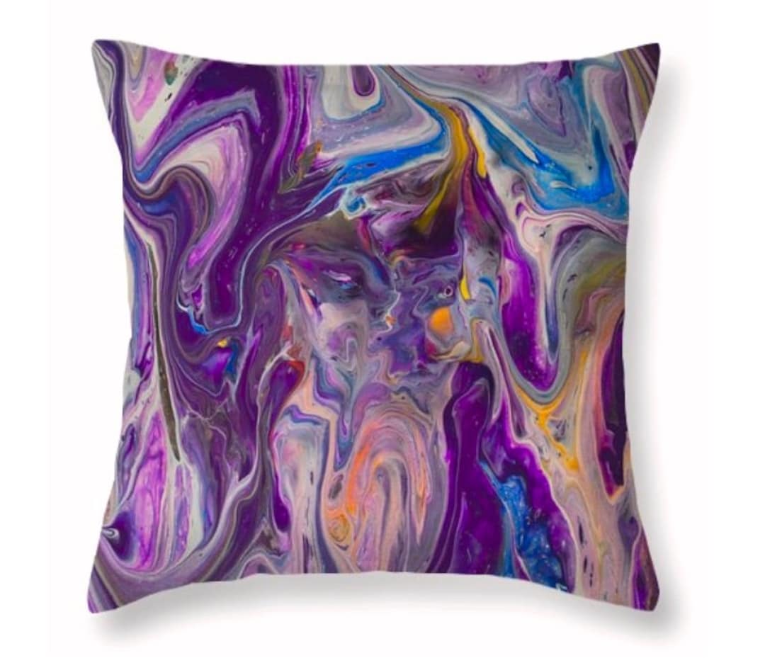 Abstract Art Pillow - Etsy