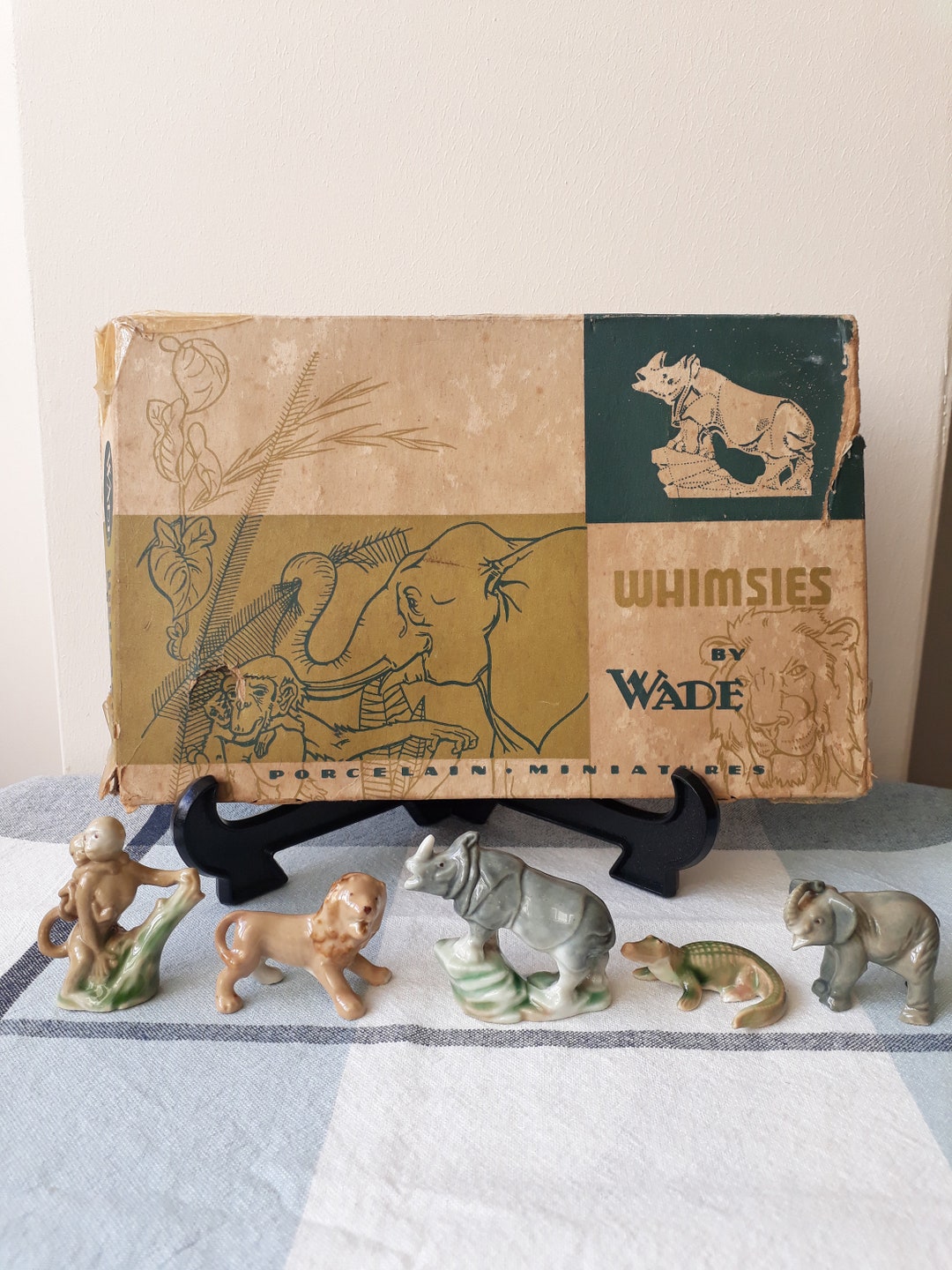 Wade Boxed (rarer) First Whimsies: Set Four, African Jungle Animals ...