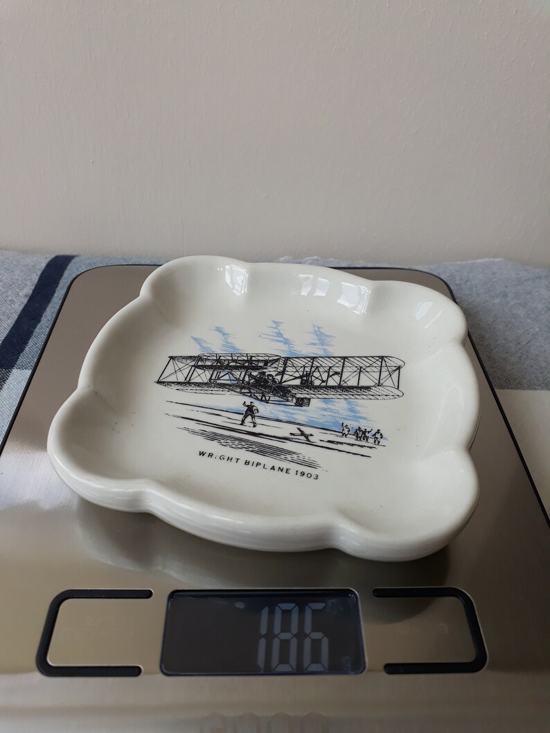 Rare Vintage Wade Pin Dish, Wright Biplane 1903, Moko Line, England ...