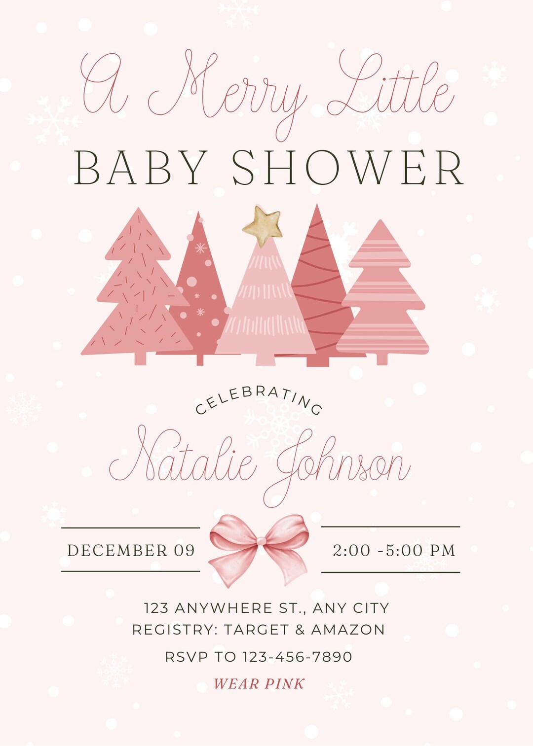 A Merry Little Baby Shower, Christmas Baby Shower, Baby Shower ...