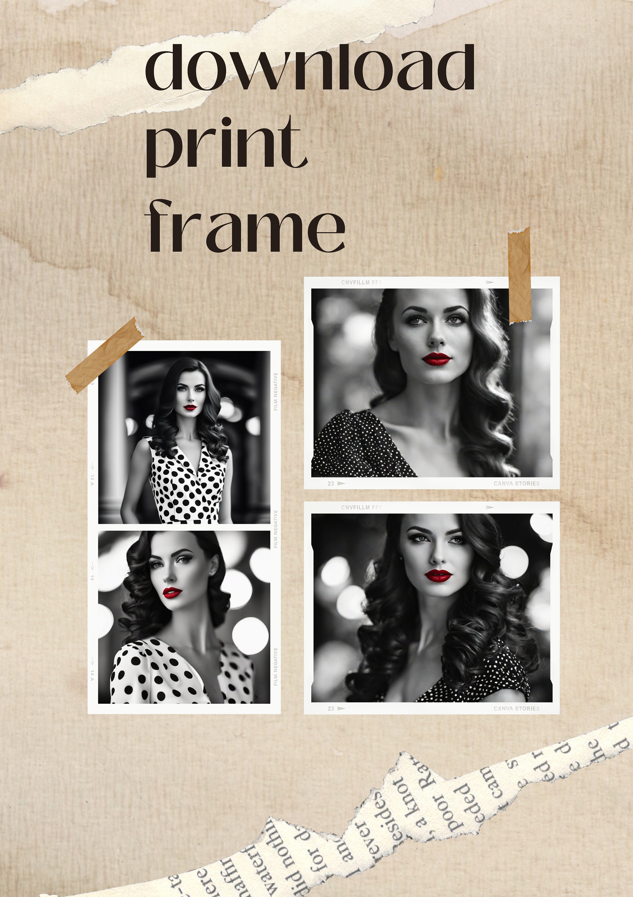 Printable Vintage Gallery Wall Art Bundle Instant Download - Etsy