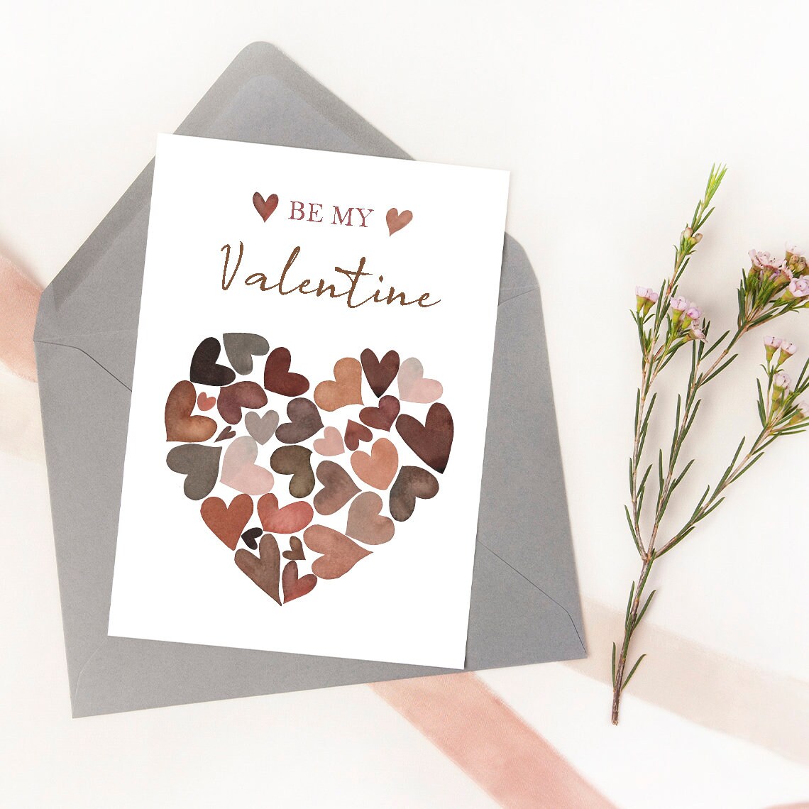 Watercolor Boho Hearts Clipartbaby Showerwedding Decorhand - Etsy