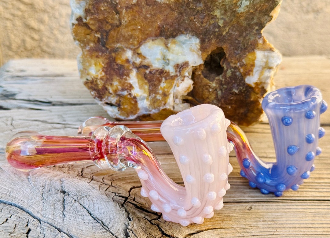 Cute Bubble Head Glass Sherlock Pipe, Glass Sherlock Pipe, Sherlock ...