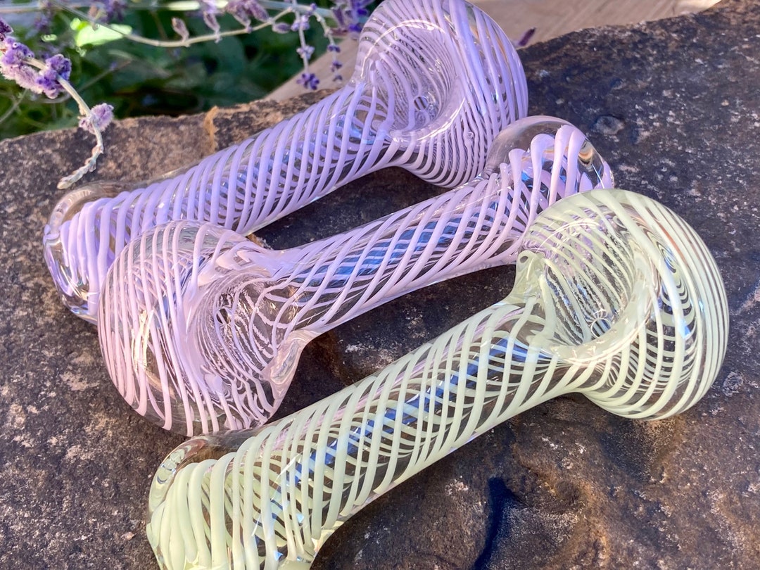 Classy Slime Spiral Glass Smoking Pipe, Glass Pipe, Glass Smoking Pipe ...