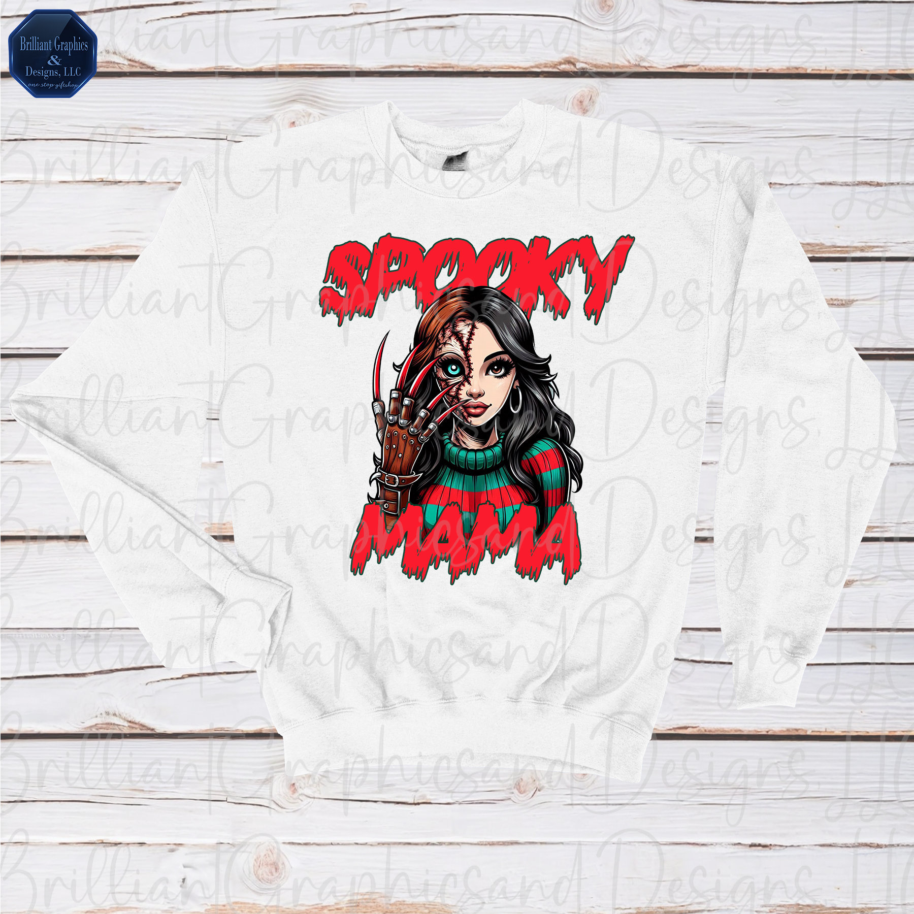 Mama Horror Movie Lover |PNG Bundle|4 Files. Sublimation. Halloween ...