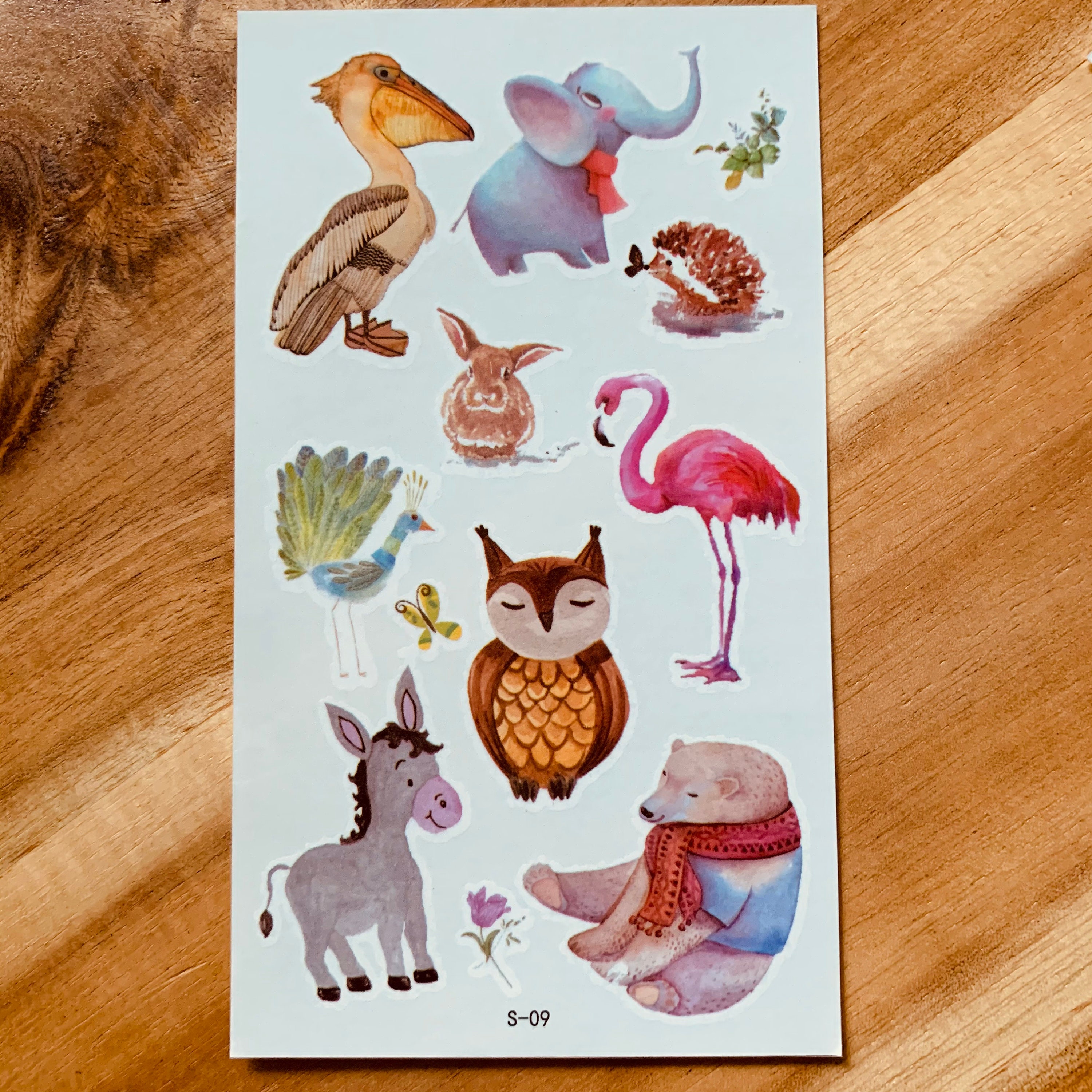 Kids Tattoo ANIMAL ZOO Temporary Tattoo Tattoo Sticker | Etsy