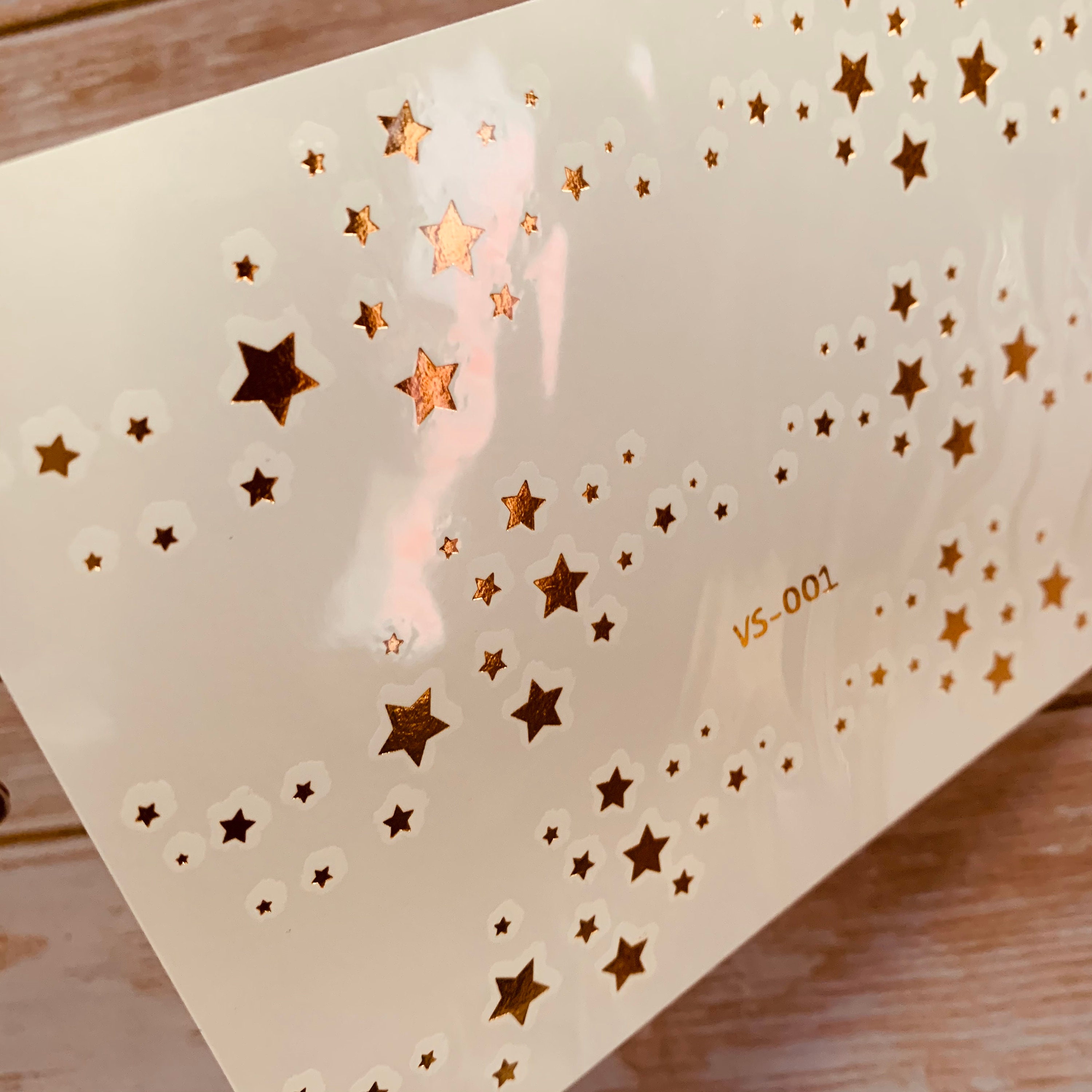 Metallic Face Tattoo Sticker STAR BUTTER FLASH - Etsy