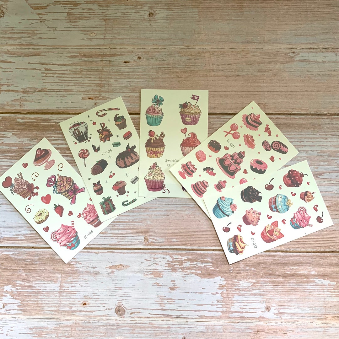 Kids Tattoo SWEETS Temporary Tattoo Tattoo Sticker - Etsy