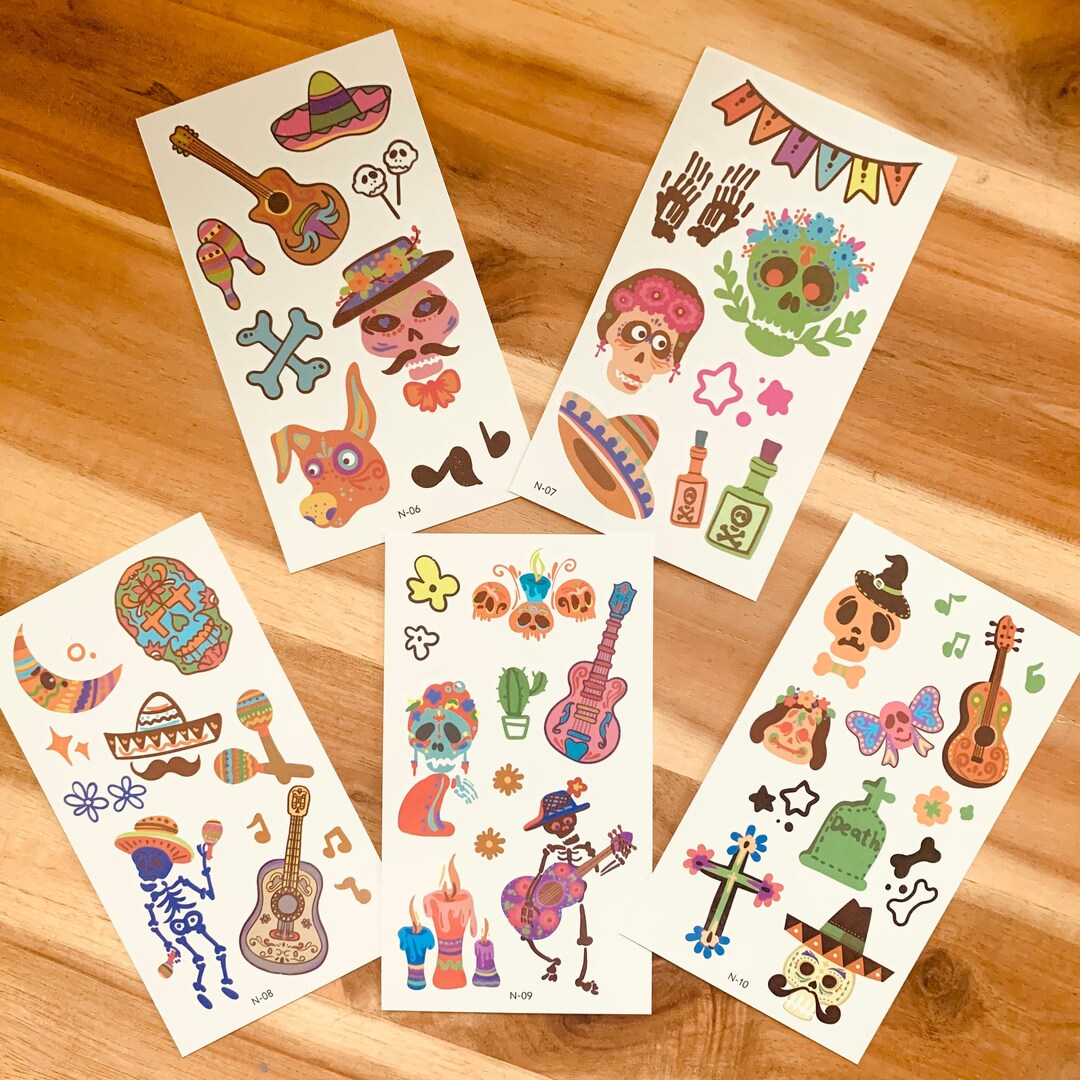 Kids Tattoo MEXICAN PIÑATA PINATA Temporary Tattoo Tattoo Sticker Kids ...