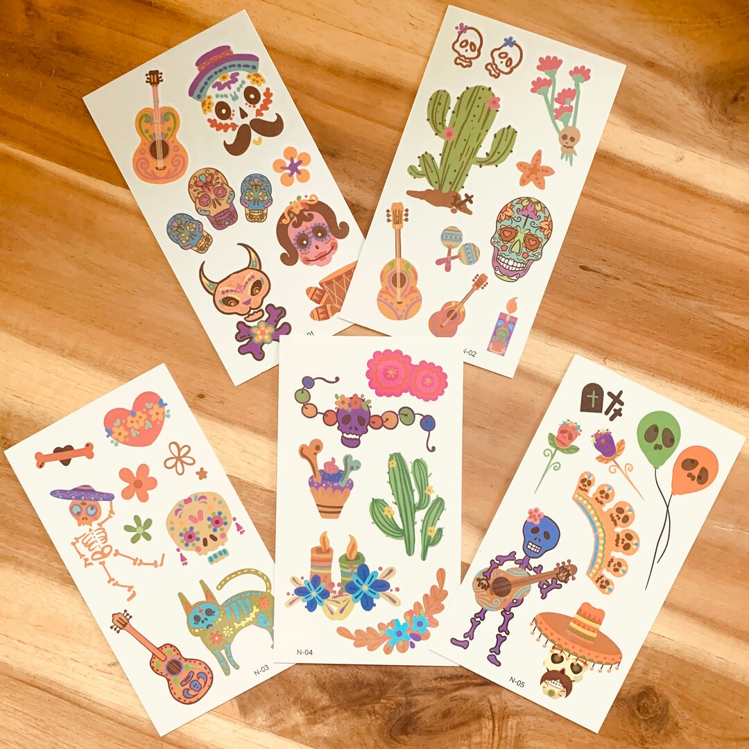 Kids Tattoo MEXICAN PIÑATA PINATA Temporary Tattoo Tattoo Sticker Kids ...