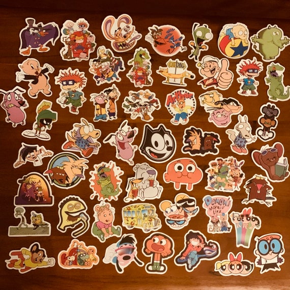 STICKERS Cartoon Characters Kids for Multiple Use - Etsy Australia