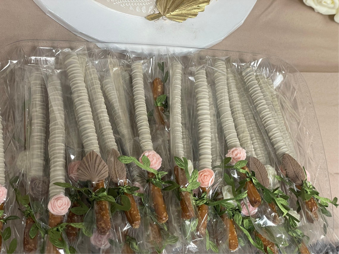 Boho Theme Baby Shower Chocolate Covered Treats Boho Dessert Table ...