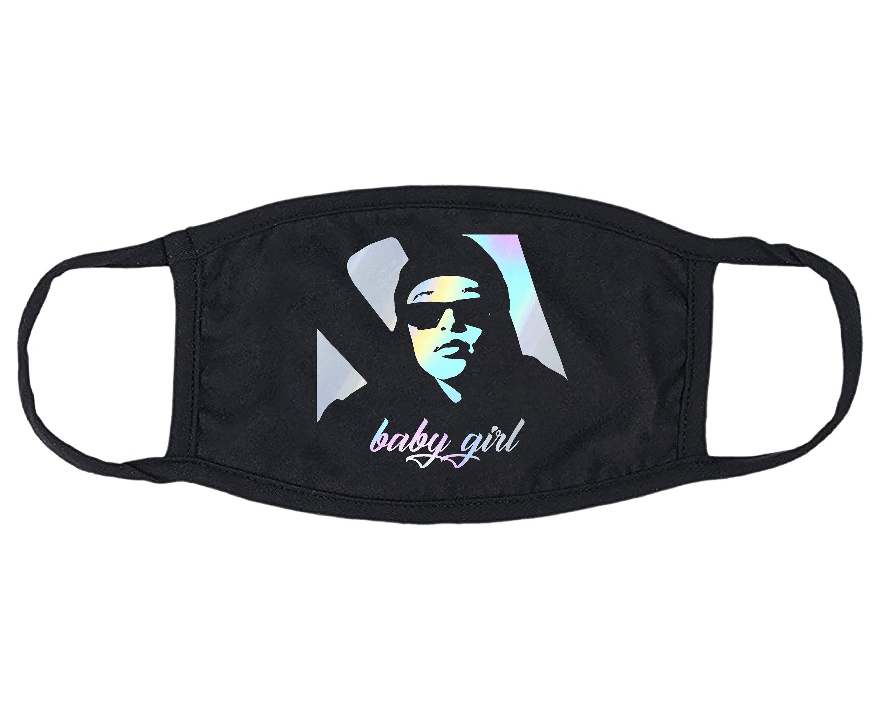 Aaliyah Face Mask Baby girl Babygirl Y2K Divas Y2K Mask | Etsy