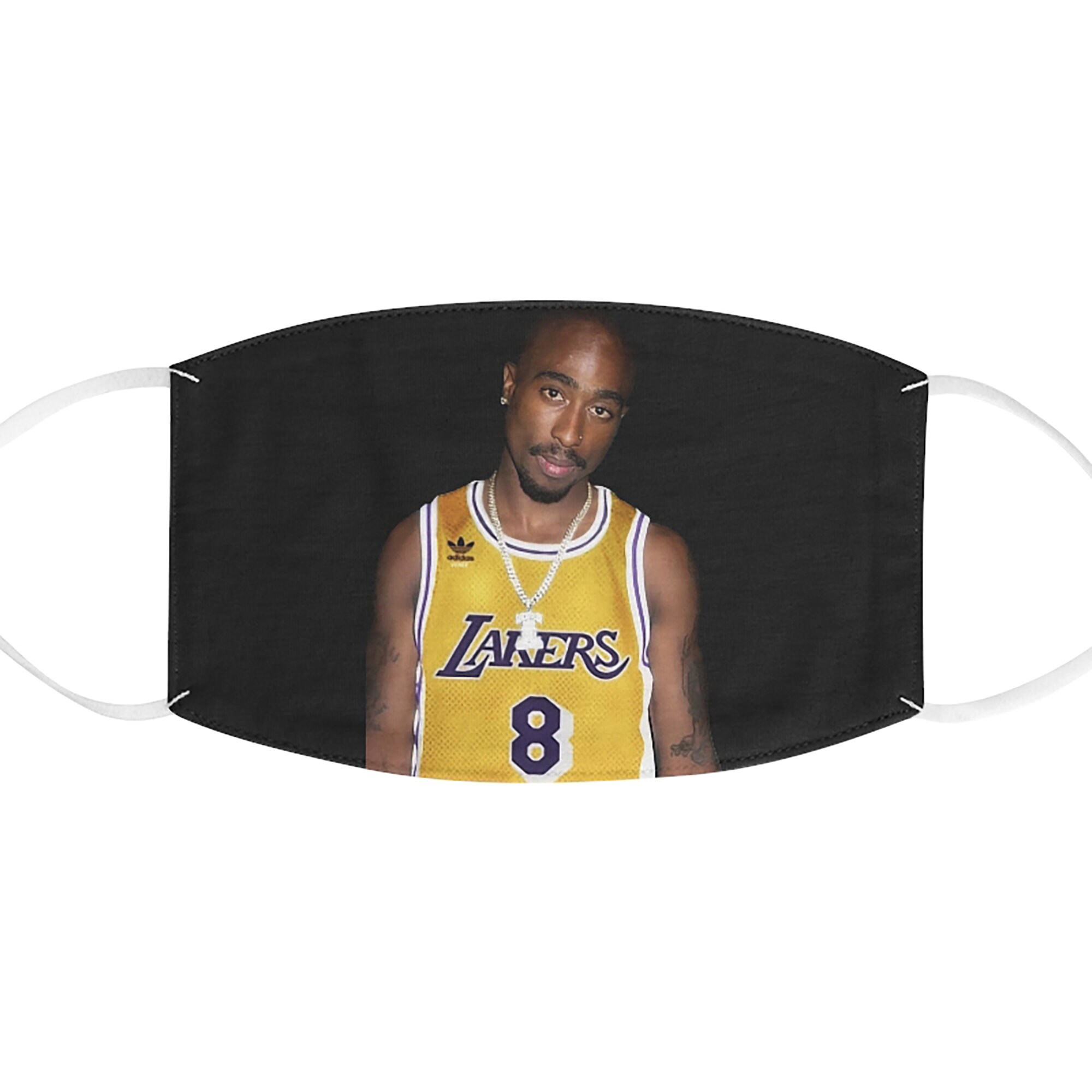 Tupac Shakur x Kobe Bryant Unisex Face Mask 2Pac Lakers | Etsy