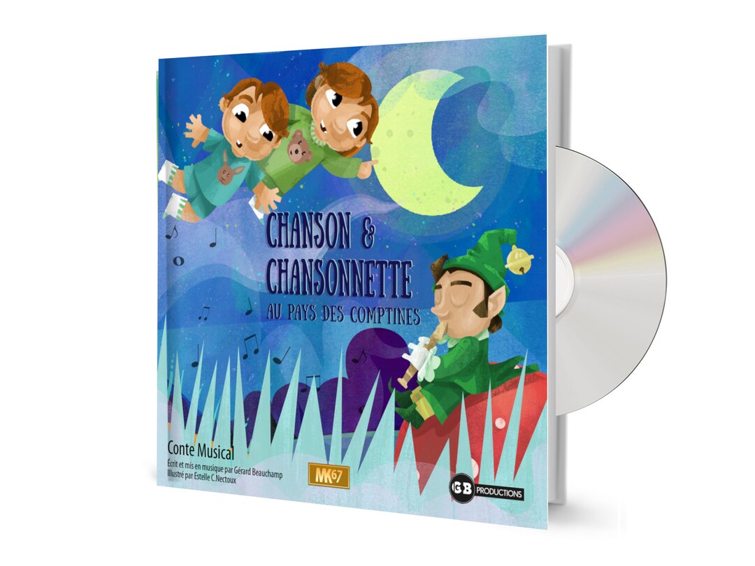 MUSICAL TALE Song and Chansonnette Au Pays Des Comptines book CD - Etsy
