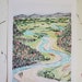 Valley River Colored Pencil Illustration Small Abstract Simple Nature ...