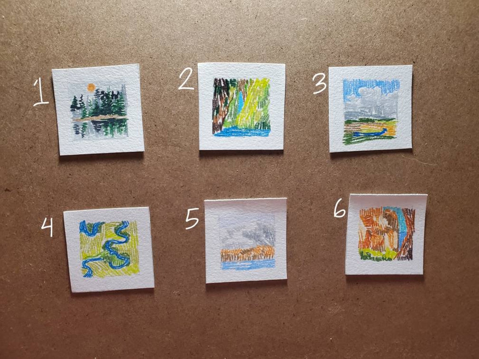 Tiny Colored Pencil Landscape Art Small Scenery Drawings Etsy tiny-colored-pencil-landscape-art-small-scenery-drawings-etsy