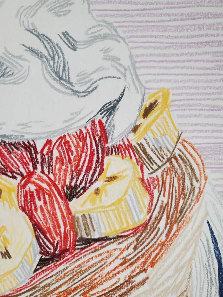 Colored Pencil Pencil Pancakes Breakfast Food Colored Pencil Still Life ...