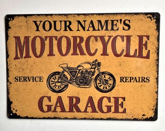 Motorcycle Sign - Etsy