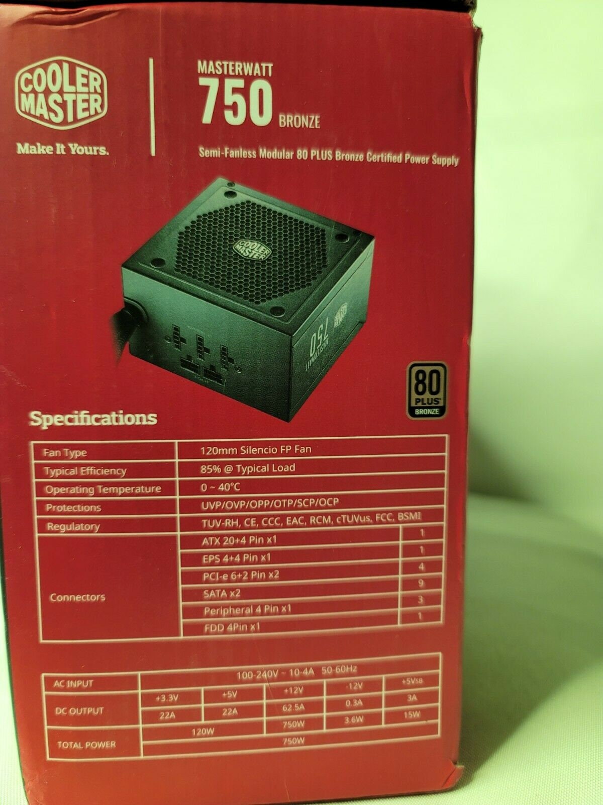 Cooler Master V750 Gold V2 Full Modular 750W 80 Gold | Etsy