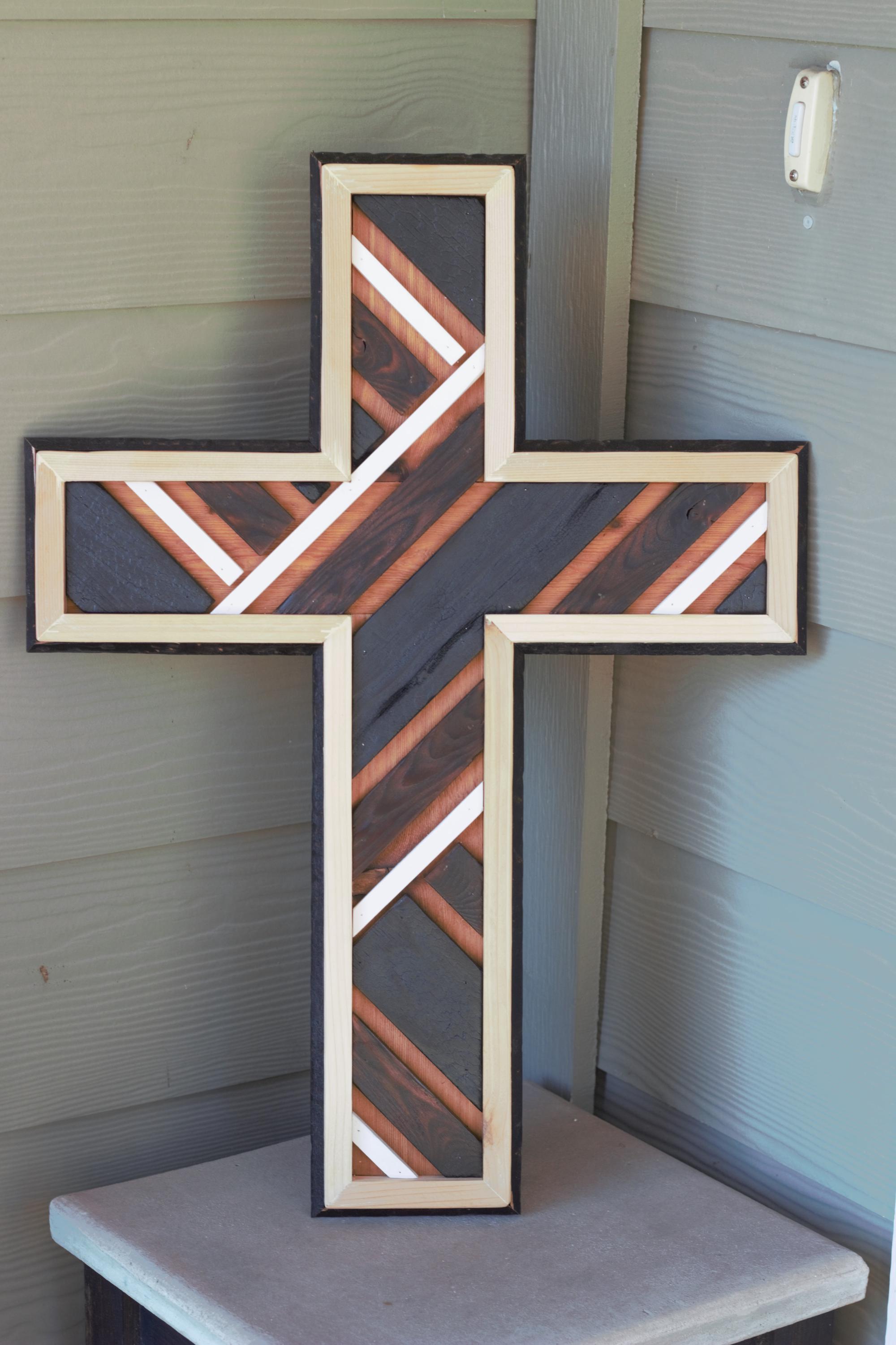 Fire Flamed Wooden Cross - Etsy
