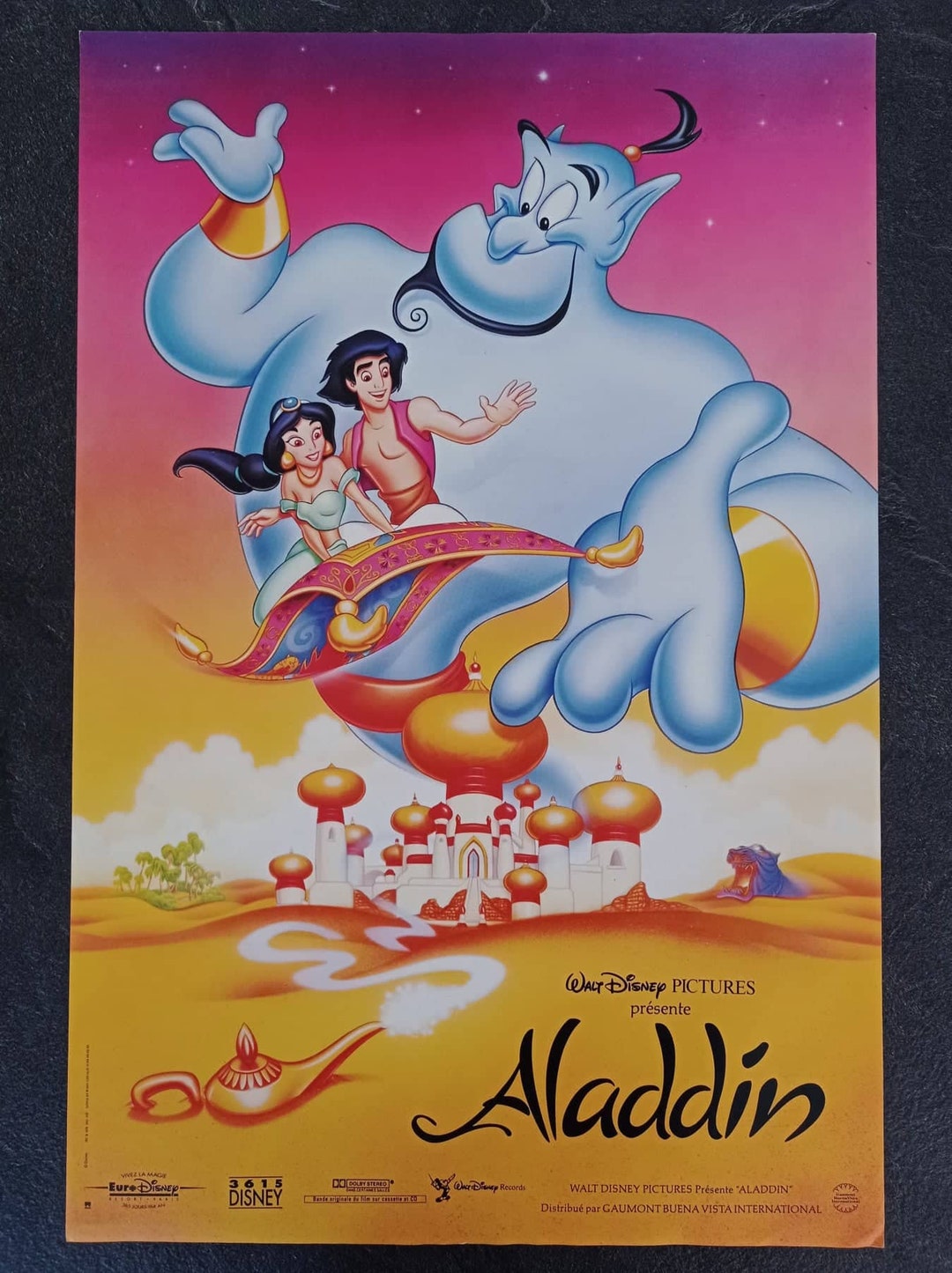 Aladdin Original Cinema Poster Rolled Small Format 60x42cm Walt Disney aladdin-original-cinema-poster-rolled-small-format-60x42cm-walt-disney