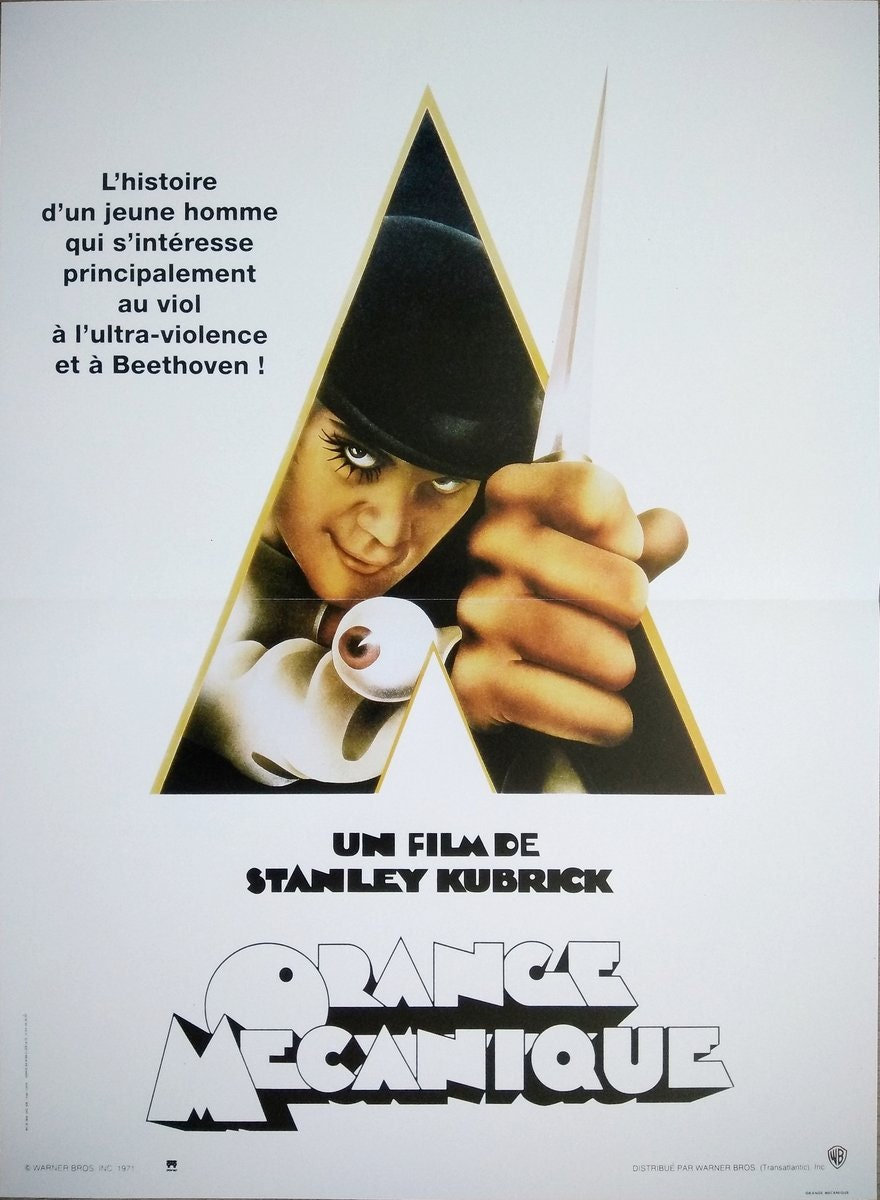Clockwor Clock Clock Poster Cinema Rolled Small Format 53x40cm - Etsy