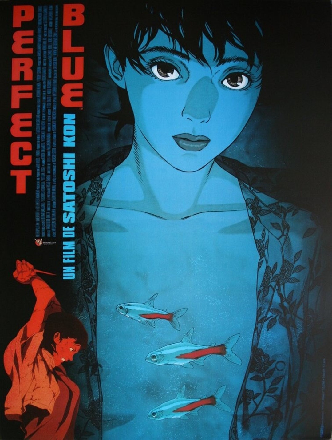 Perfect Blue Original Cinema Poster Rolled Small Format 53x40cm 1997 ...