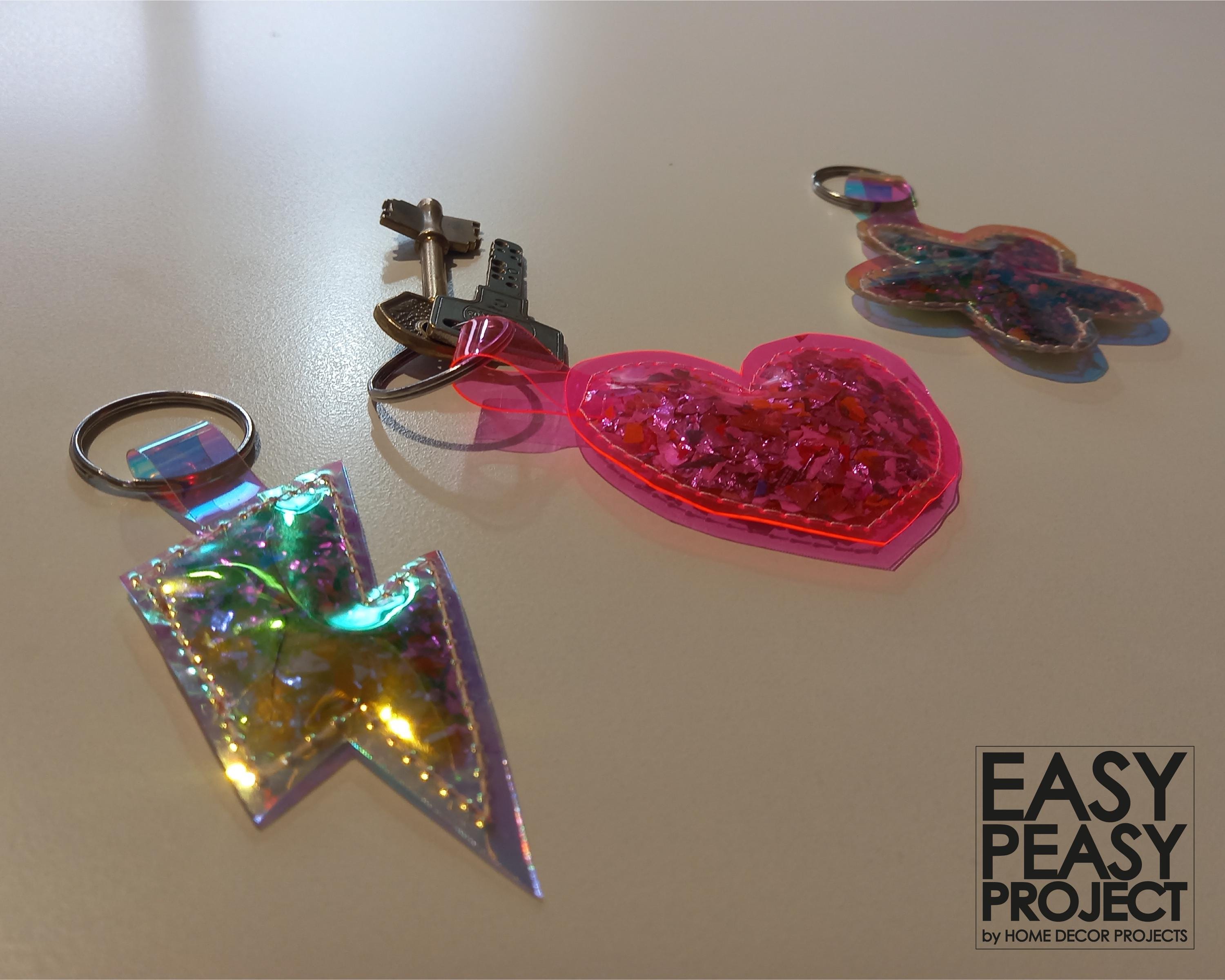 Easy Sewed Keychain Tutorial PDF Sewing Pattern, 13 Shapes Template ...