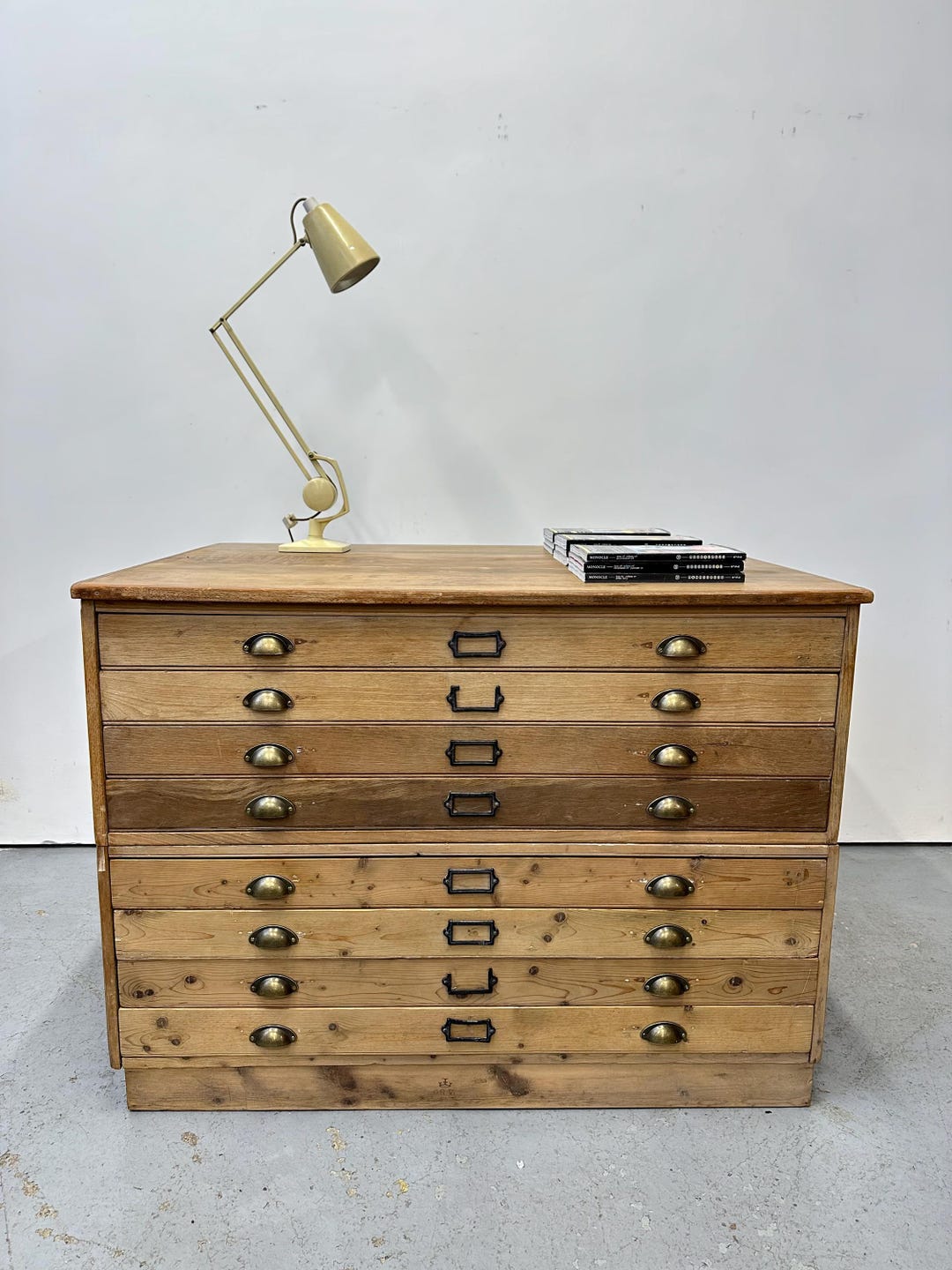 Vintage 1950s A0 Staverton Architects Artist Plan Chest / Drawers. Map ...