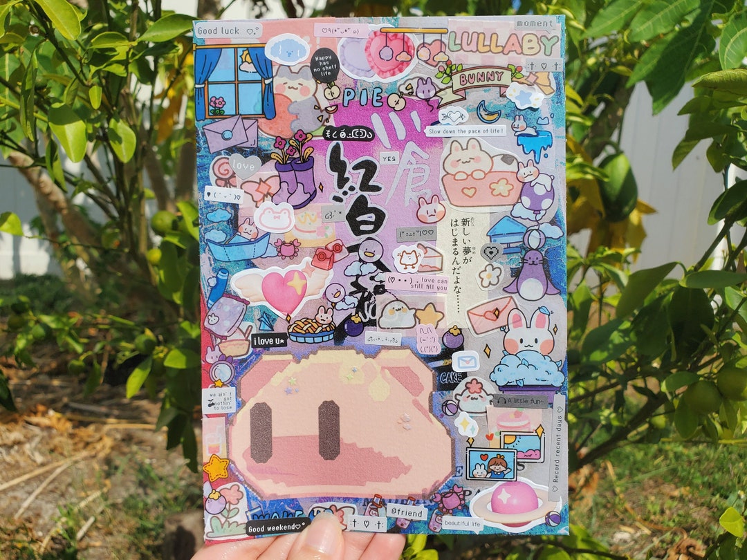 New Dream 5x7 Original Collage Art Print Kidcore Weirdcore Clowncore ...