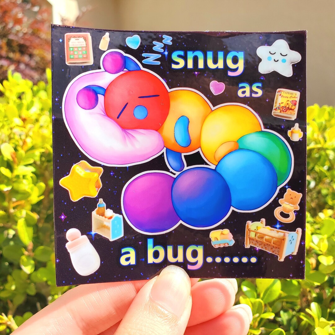 Snug as a Bug 3 Vinyl Sticker Clowncore Toycore - Etsy