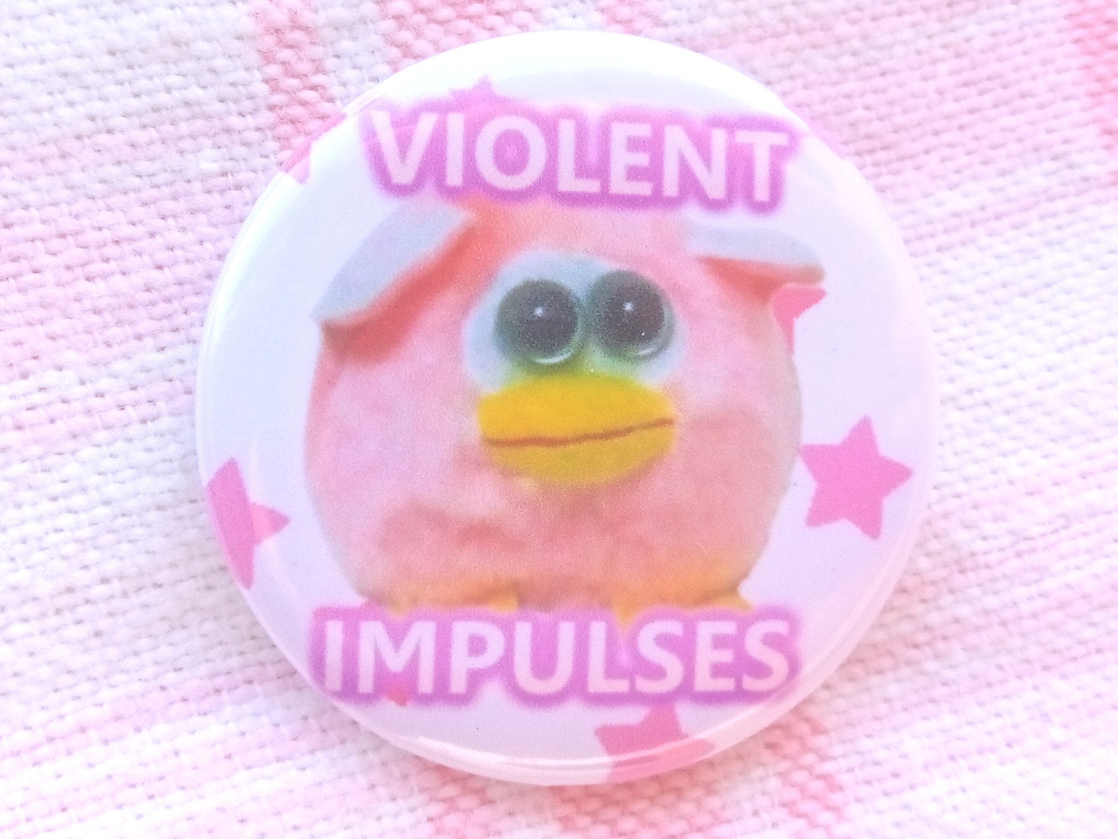 Violent Impulses 1.5 Meme Button Clowncore Kidcore - Etsy