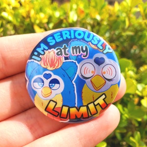 I'm Seriously at My Limit 1.5" Meme Button | Clowncore Kidcore Toycore ...