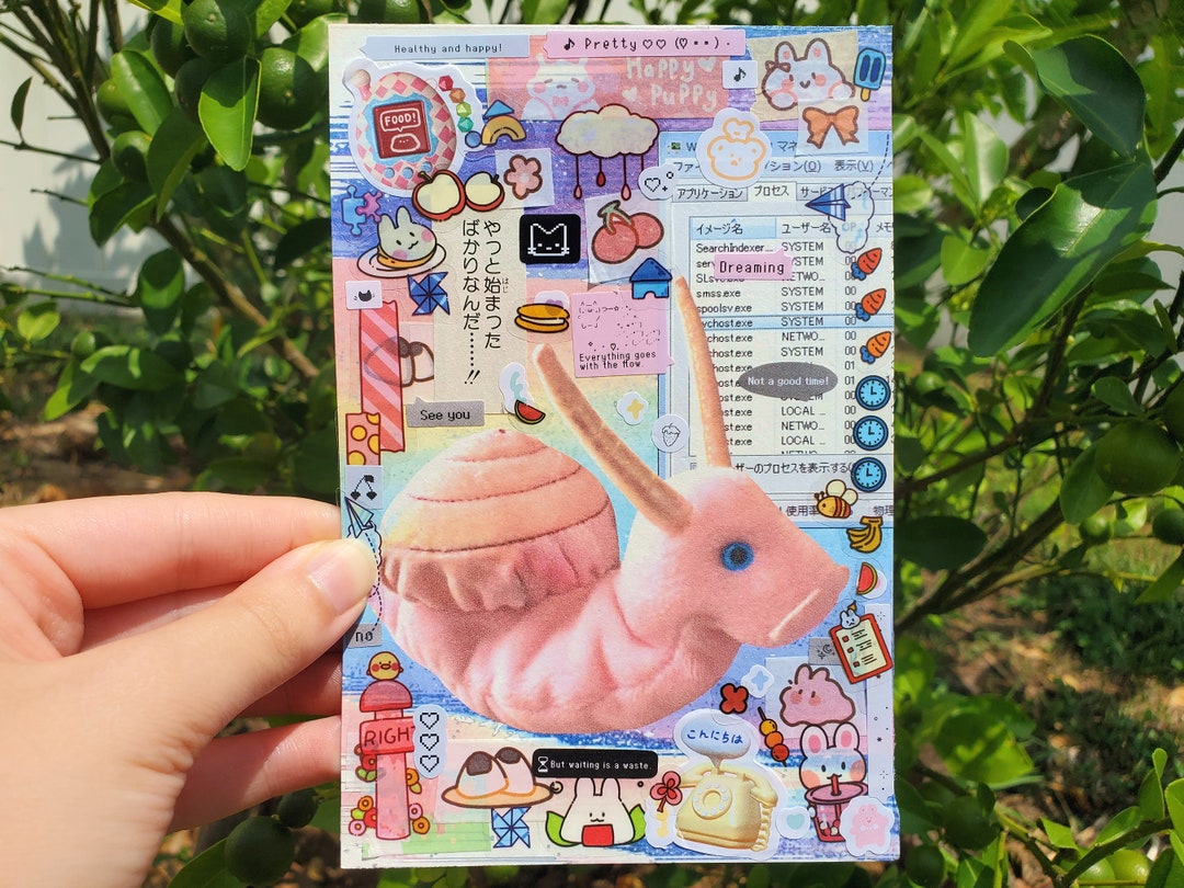 4x6 Original Collage Art Print Kidcore Weirdcore Clowncore Toycore ...