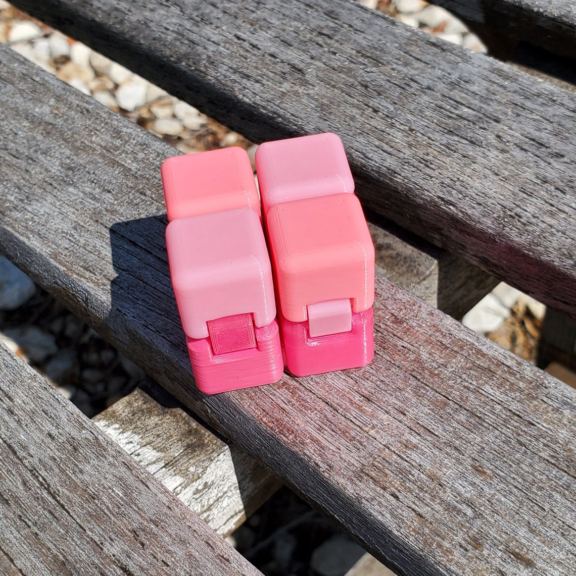 Fidget Infinity Cube - LOVE PINK Edition - Etsy UK