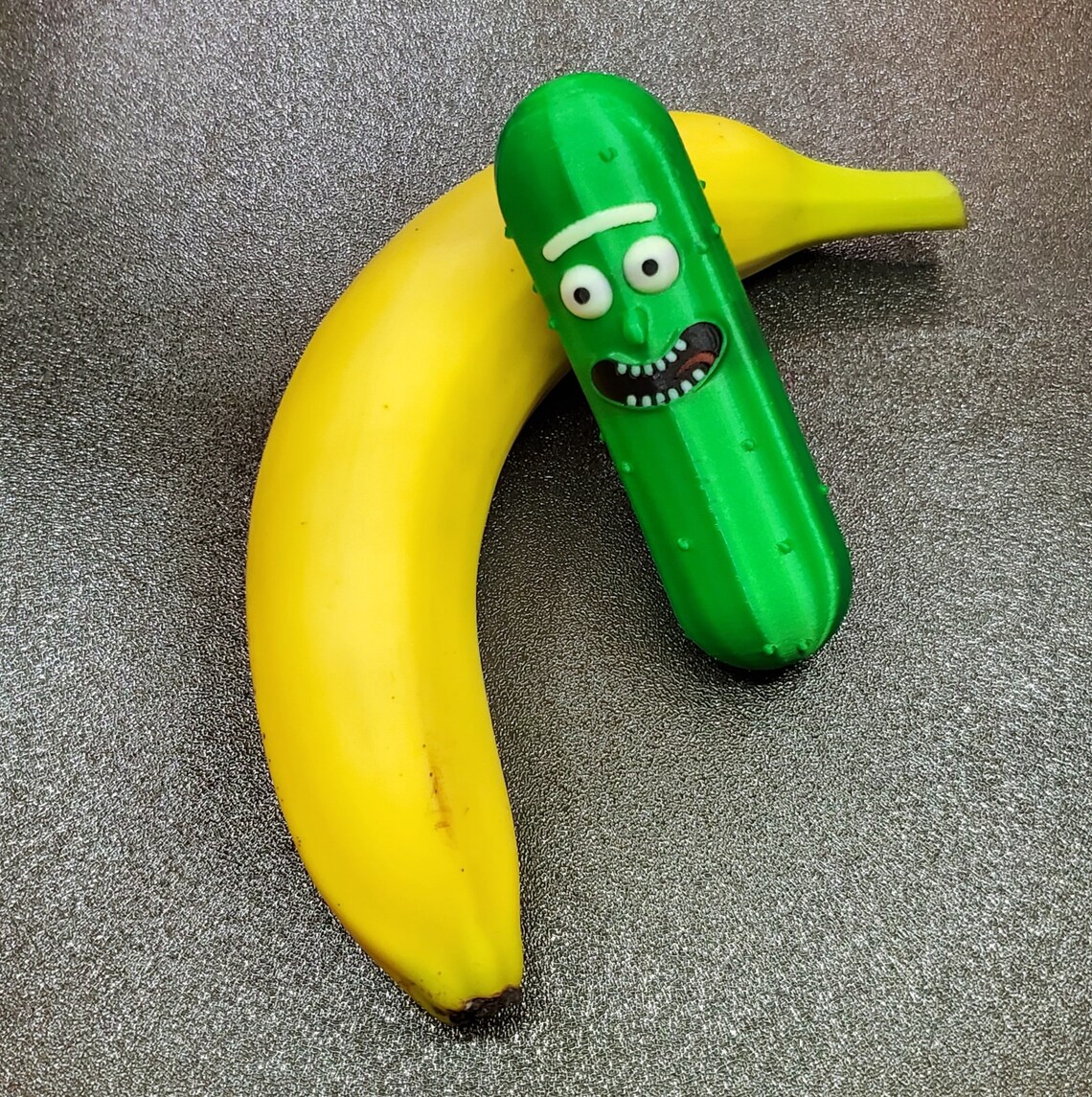 Pickle Rick Custom Full-color Action Pickle | Etsy