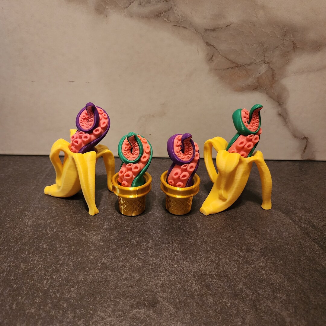 Ice Cream Cone Mimic - Tentacone - Novalty Gift Figure - Etsy