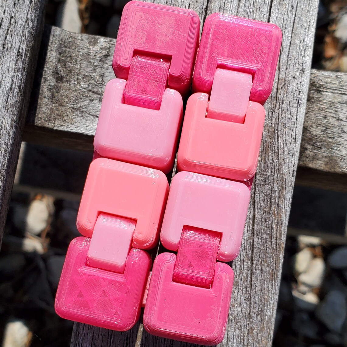 Fidget Infinity Cube LOVE PINK Edition - Etsy