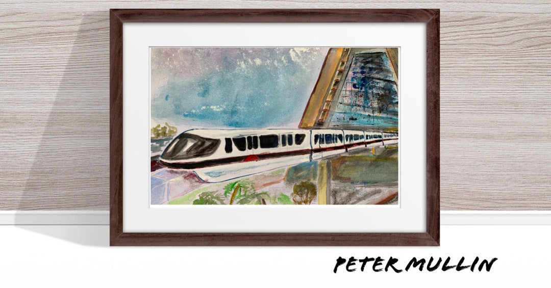 Walt Disney World Monorail / Contemporary Resort / Select Print Sizes ...