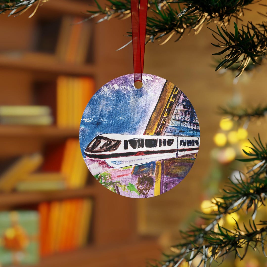 Disney Monorail 2024 Christmas Ornament / Top Selling Artwork Now on Your Christmas Tree - Etsy