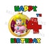 Super Mario 4th Birthday PNG JPG, Princess Peach Birthday PNG, Cricut ...