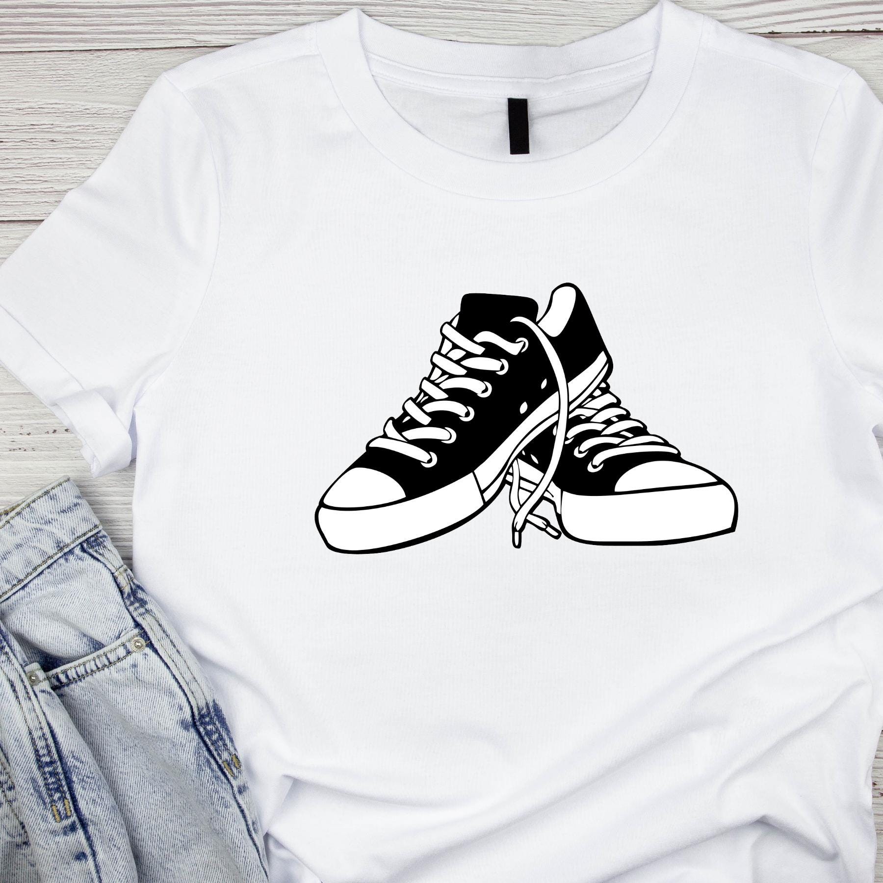 Converse Shoes Svg Png Jpg | Chucks SVG | SVG for Cricut | Clipart for ...
