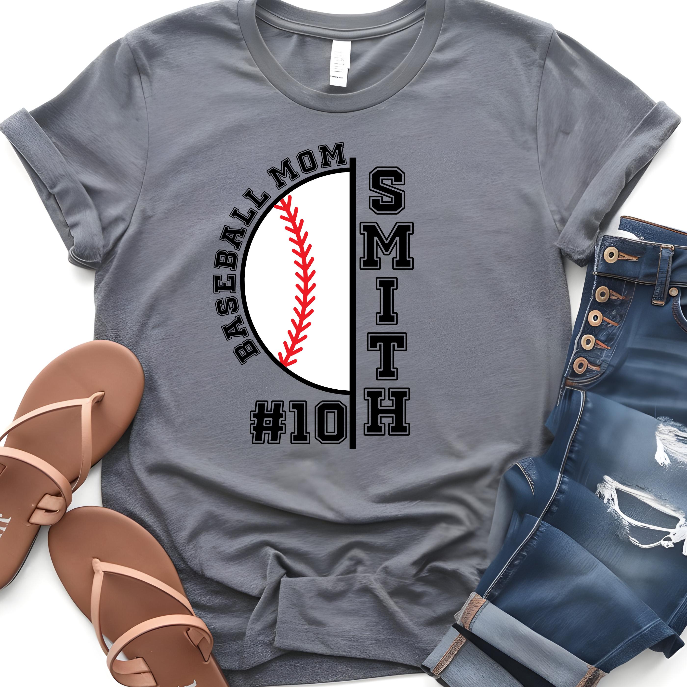 Baseball Mom Name Number Svg Png Jpg, Baseball Mama, Personalized ...
