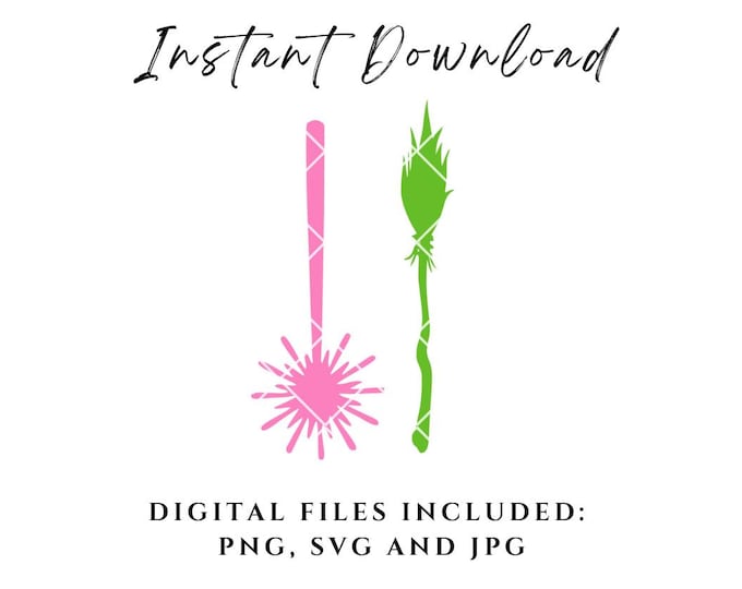 Limited Edition Glinda & Elphaba Wands | Wicked Wands for Dress up and ...