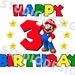 Super Mario 4th Birthday SVG, PNG, Jpg, Mario and Luigi Birthday, Mario ...
