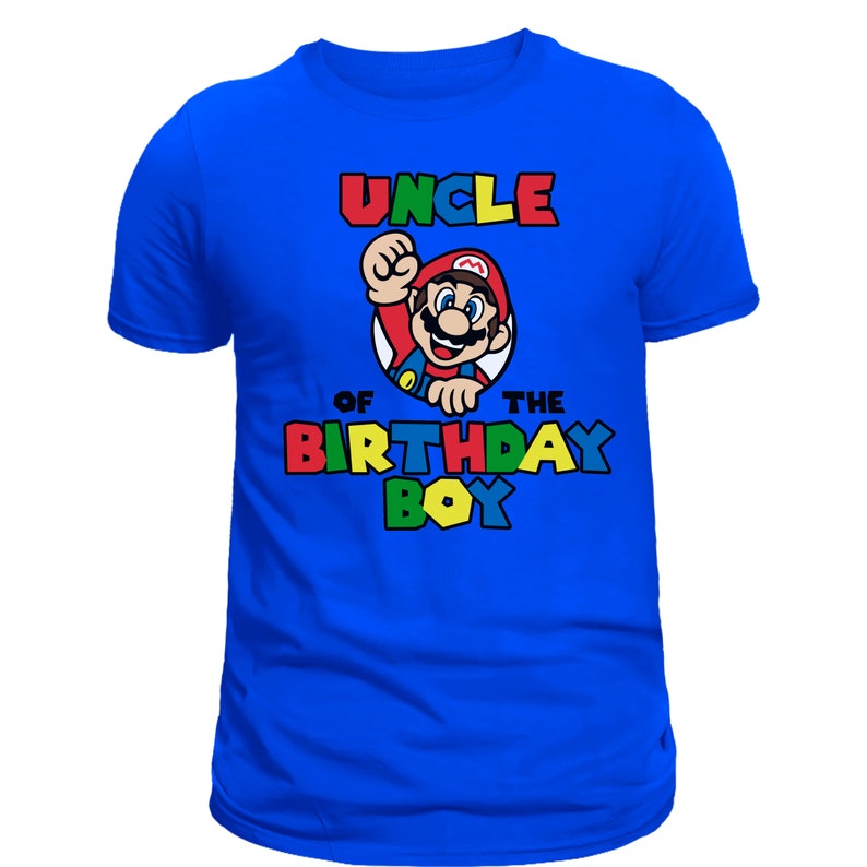Super Mario Birthday Boy SVG PNG Jpg,mario Uncle Birthday Svg,mario ...
