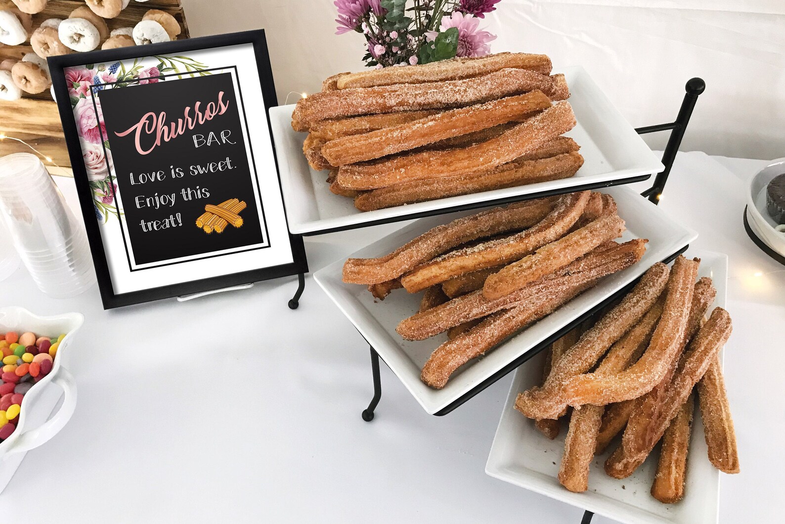 Churro Bar Sign, Wedding, Fiesta Cinco De Mayo, Couples Shower Decor ...